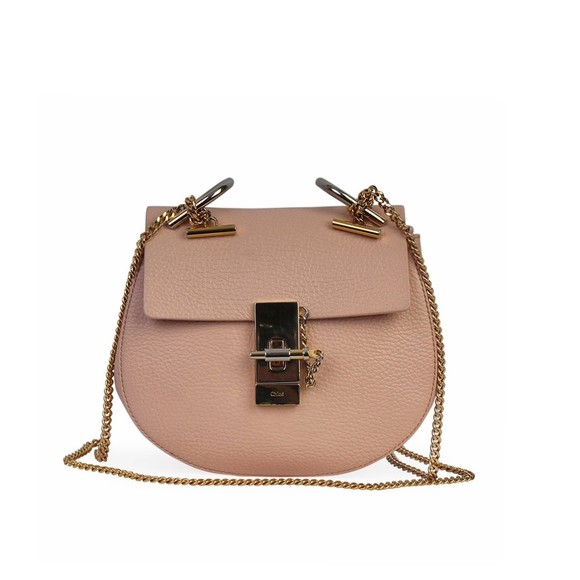 Chloe | Bags | Chloe Leather Mini Drew Shoulder Bag Pink | Poshmark